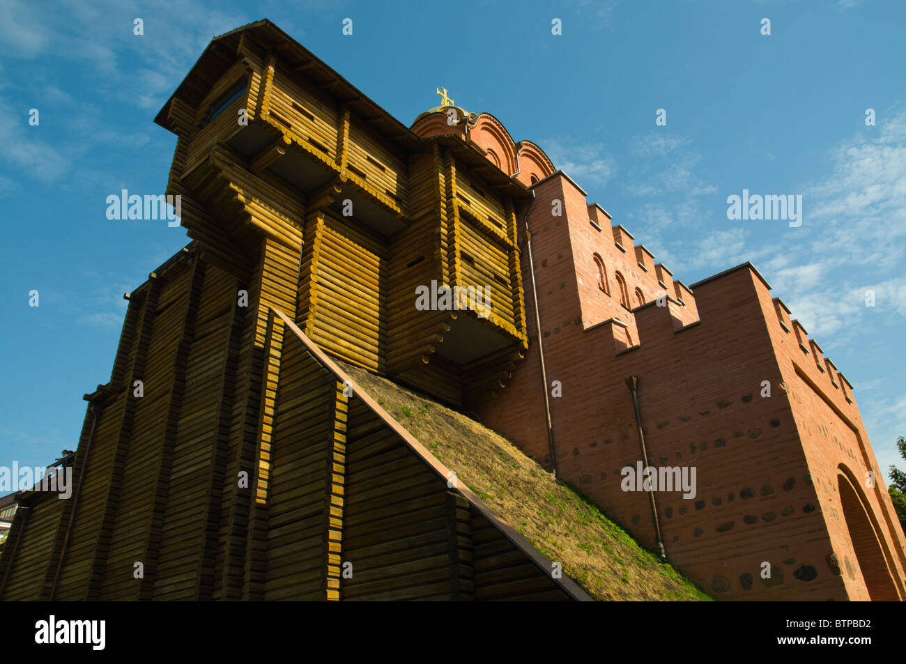 Zoloti Vorota the Golden Gate central Kiev Ukraine Europe Stock Photo ...