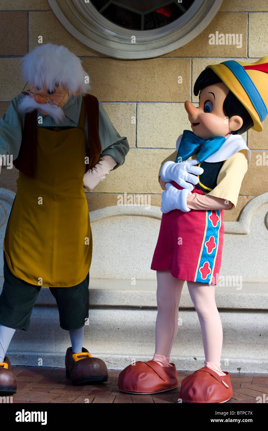 Pinocchio character at Disneyland in Anaheim California Stock Photo - Alamy
