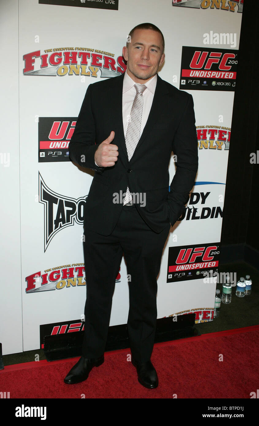 George Pierre Mma Hi Res Stock Photography And Images Alamy