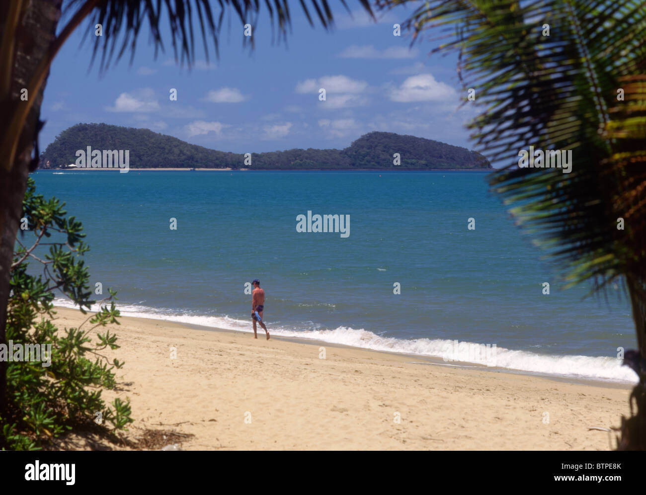 Australia Queensland Captain Cook beach, south of Port Douglas Stock ...