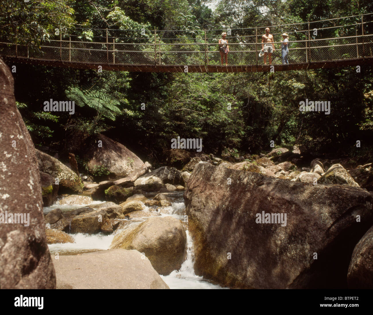 Australia Queensland Mossman gorge & bridge Stock Photo - Alamy