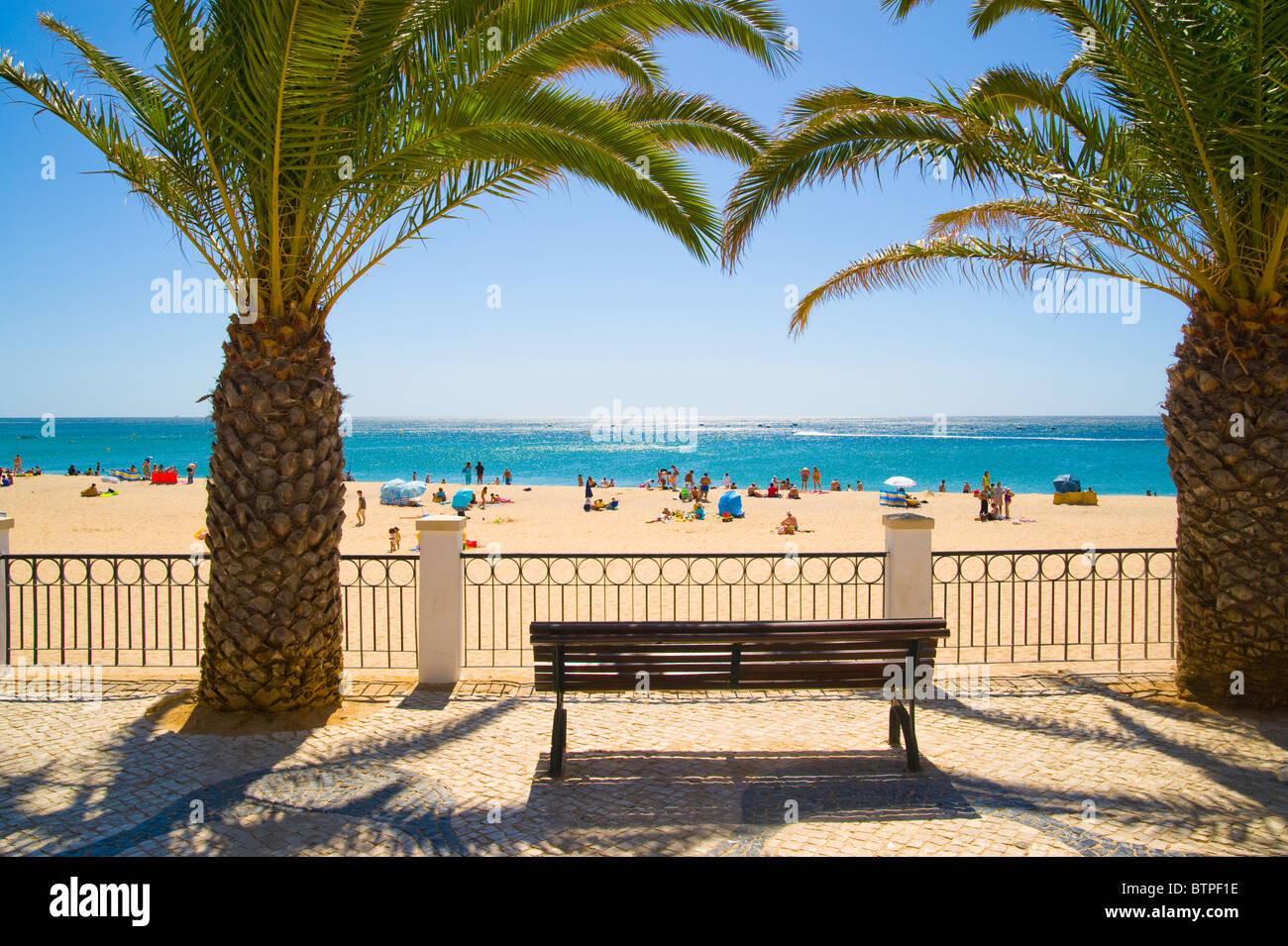 Praia de Luz, Beach, Algarve, Portugal Stock Photo - Alamy