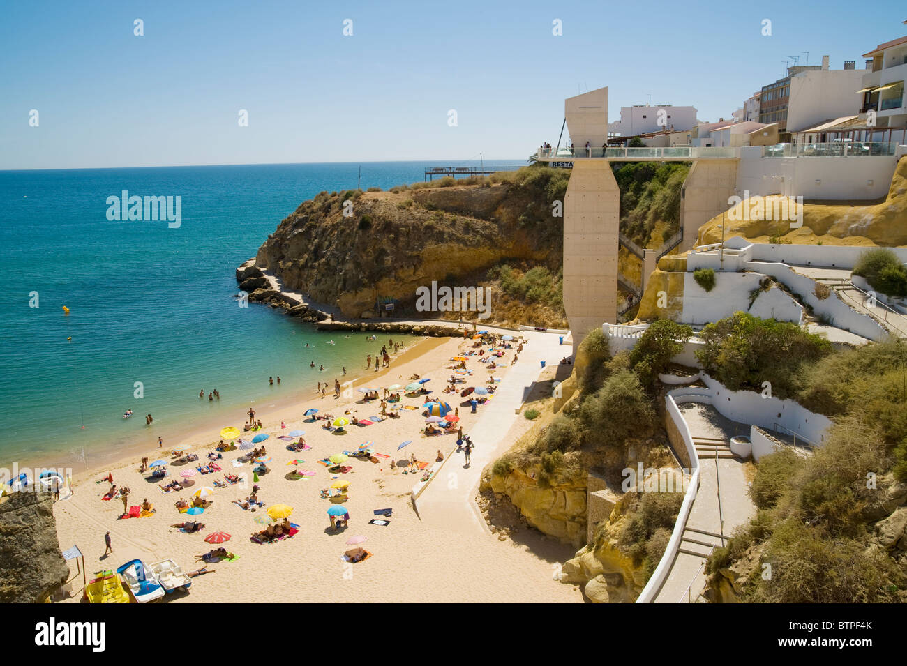 Albufeira Beach, Algarve, Portugal Stock Photo - Alamy