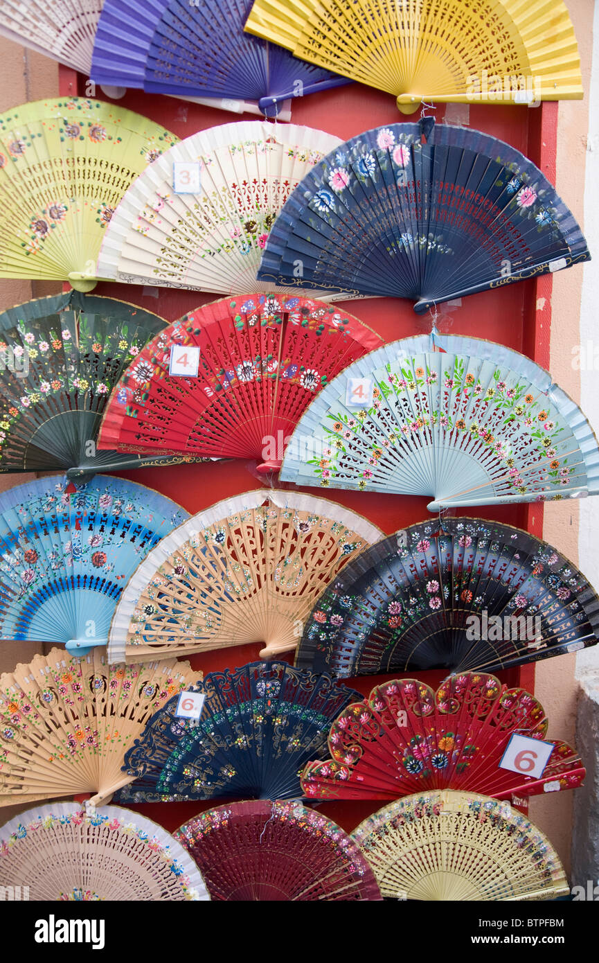 Flamenco Fans , Seville, Andalucia, Spain Stock Photo - Alamy