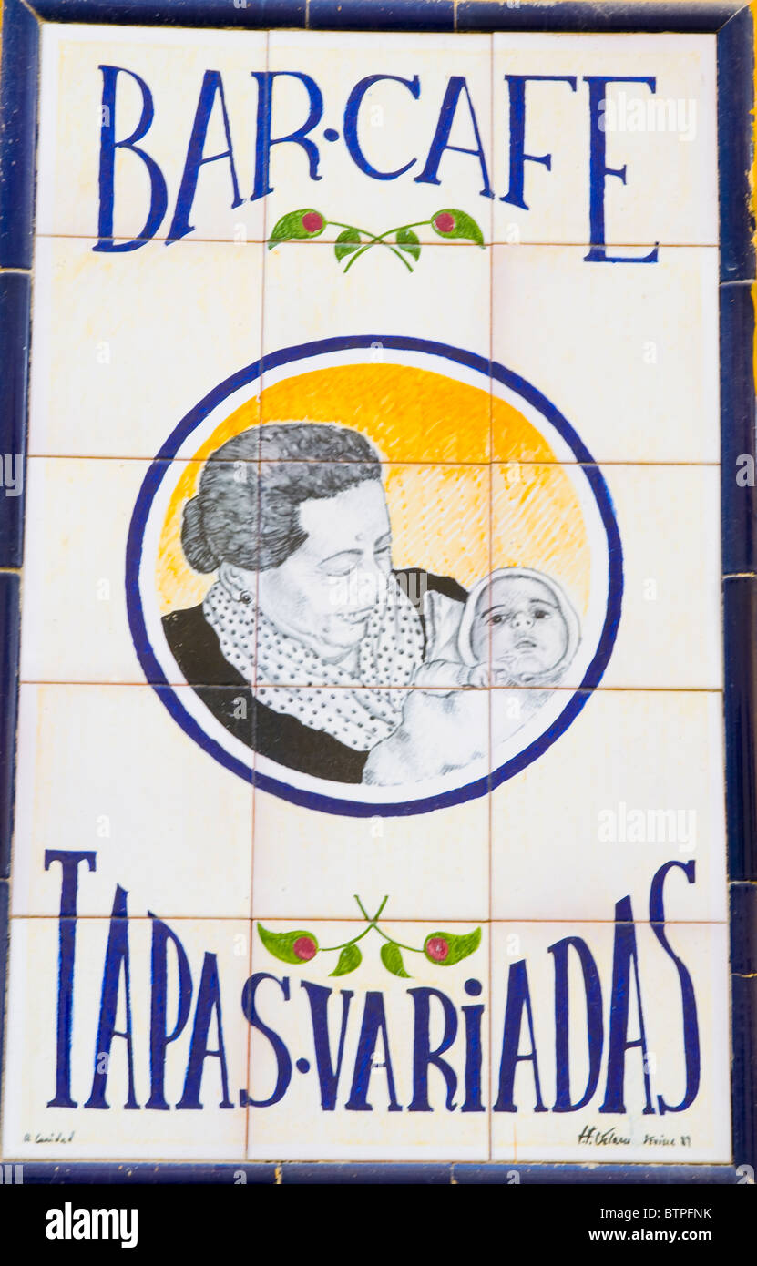 Tapas bar sign hi-res stock photography and images - Alamy