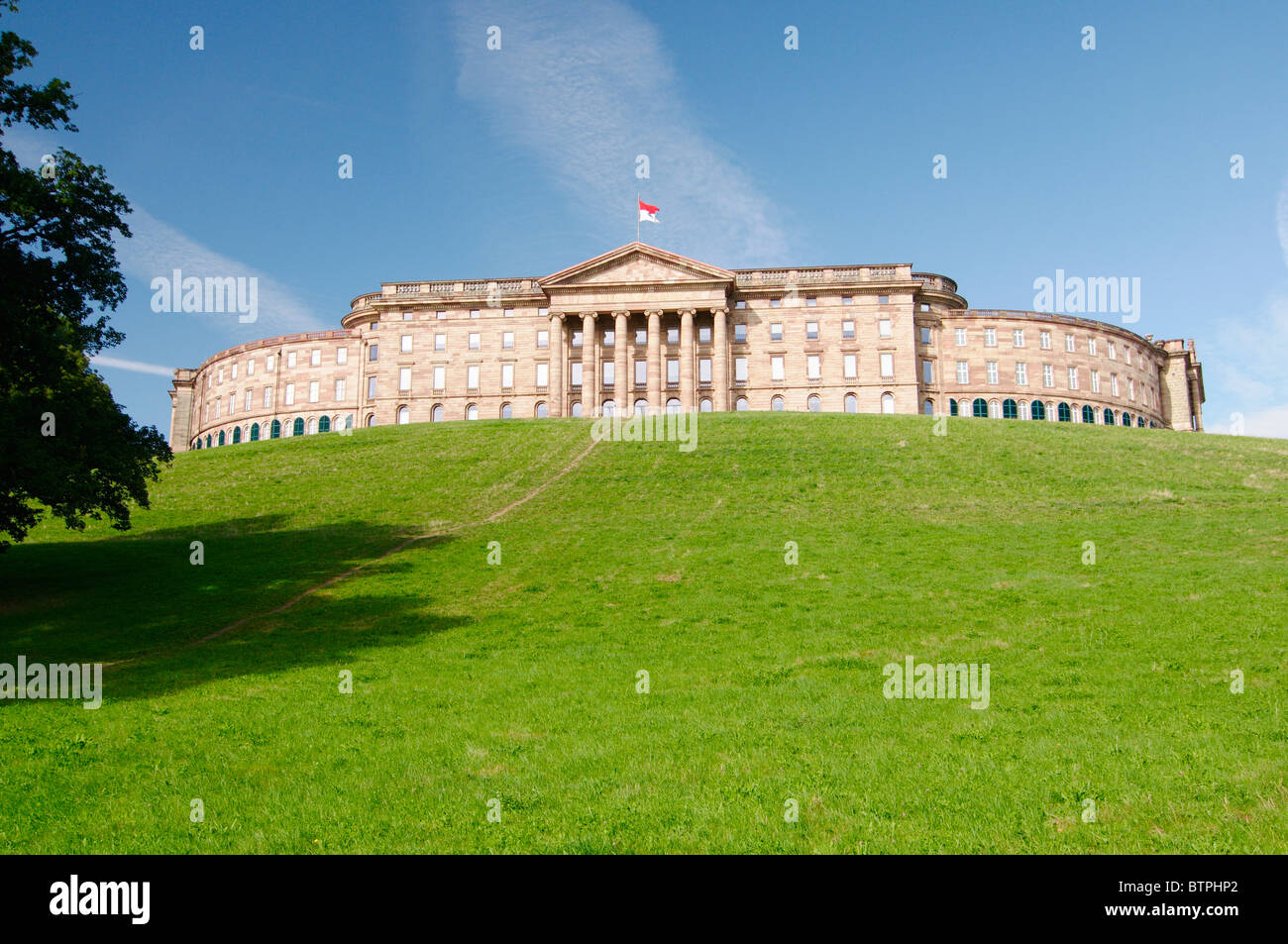 Germany, Hesse, Kassel, Bergpark Wilhelmshöhe, View of museum Stock ...