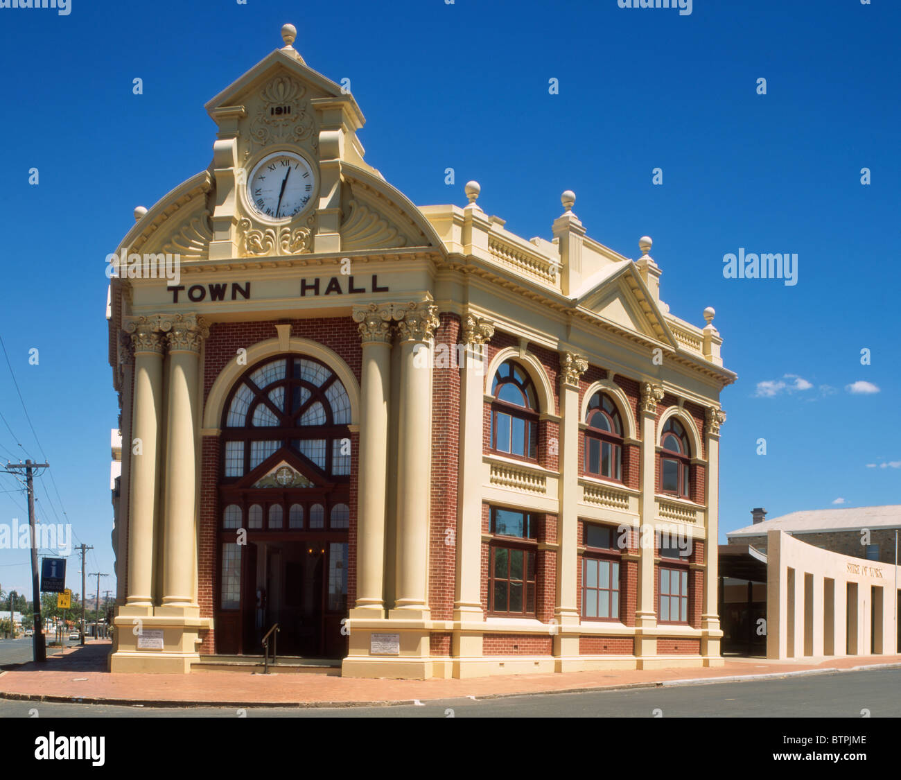 Australia WA York Town Hall Stock Photo - Alamy