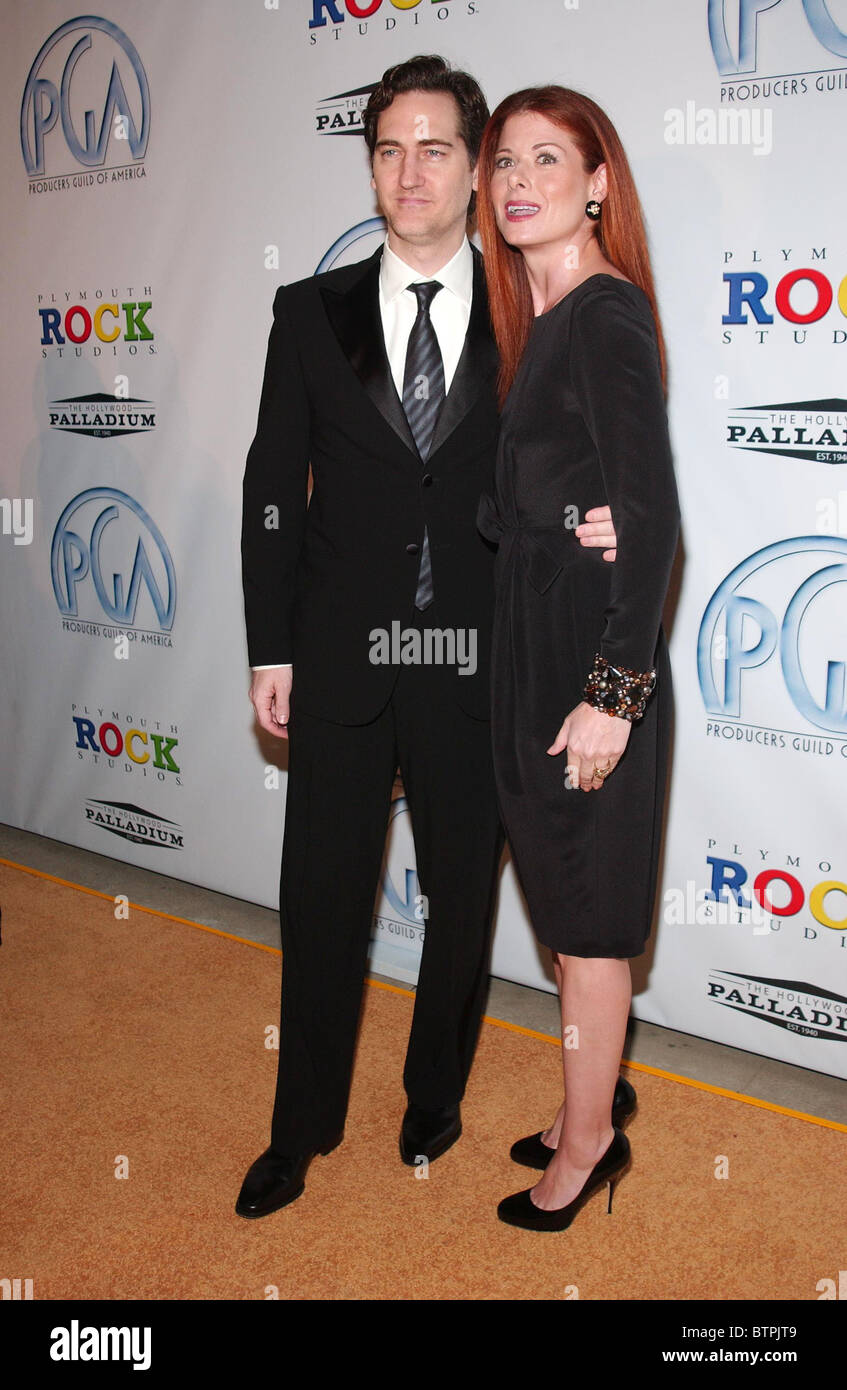 Debra messing husband daniel zelman hi-res stock photography and images ...