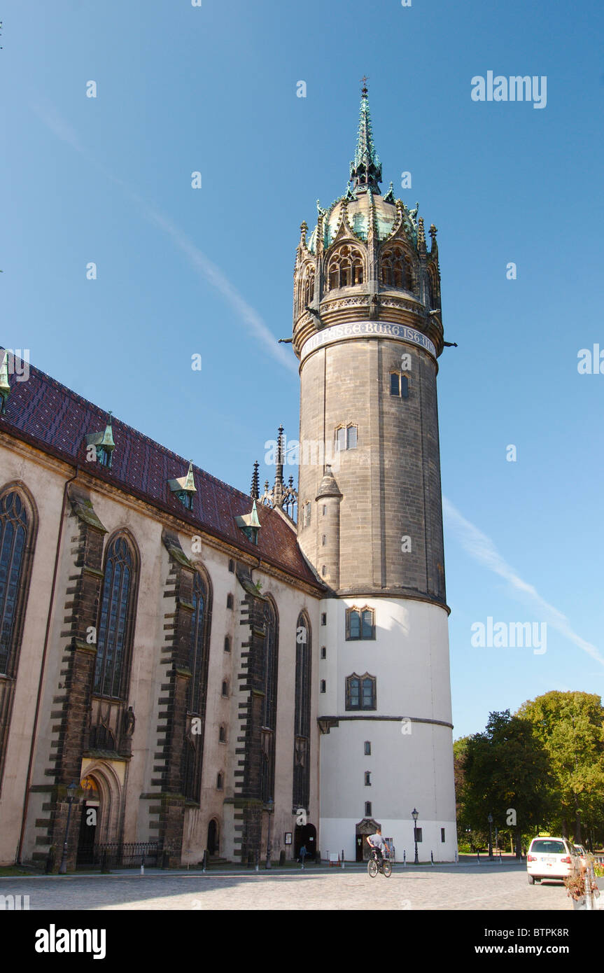 Castle church wittenberg hi-res stock photography and images - Alamy