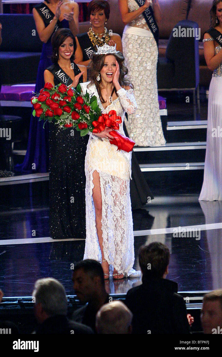 Katie Stam Newly Crowned Miss America 2009 High Resolution Stock ...