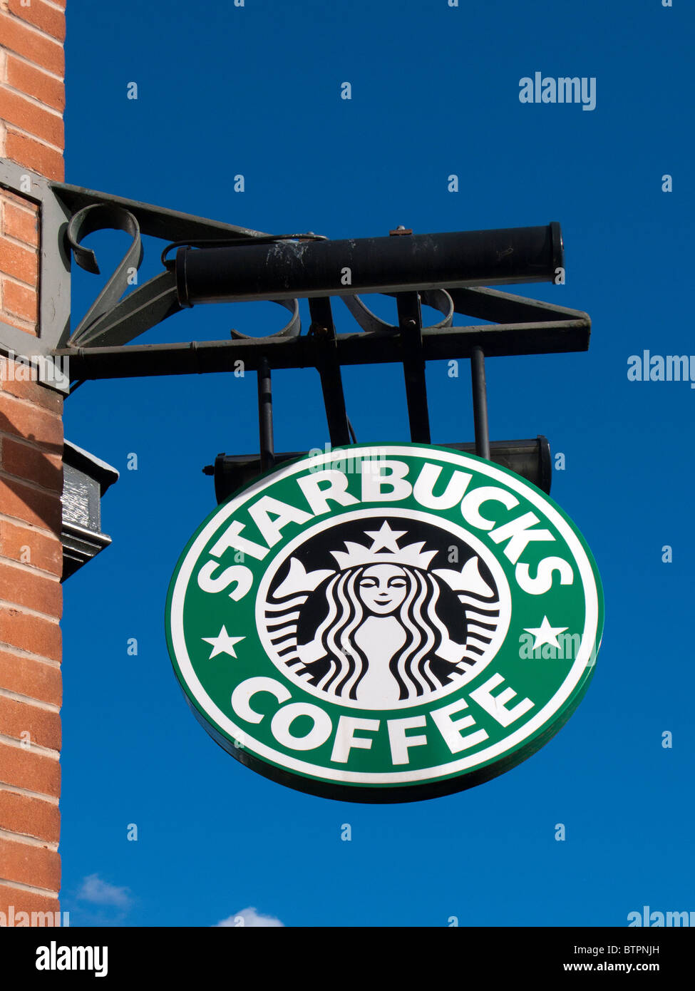 Starbucks coffee sign logo hi-res stock photography and images - Alamy