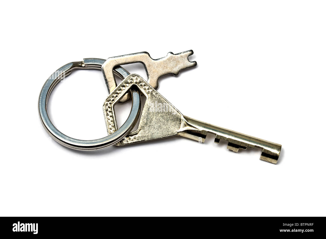 Keys isolated on white background Stock Photo - Alamy