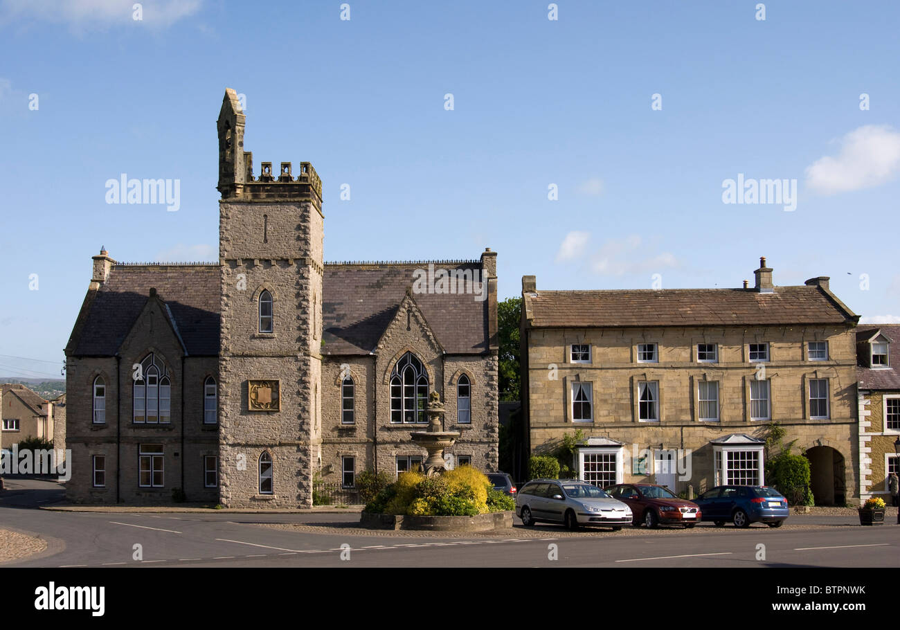 England, North Yorkshire, Middleham, Town hall Stock Photo - Alamy