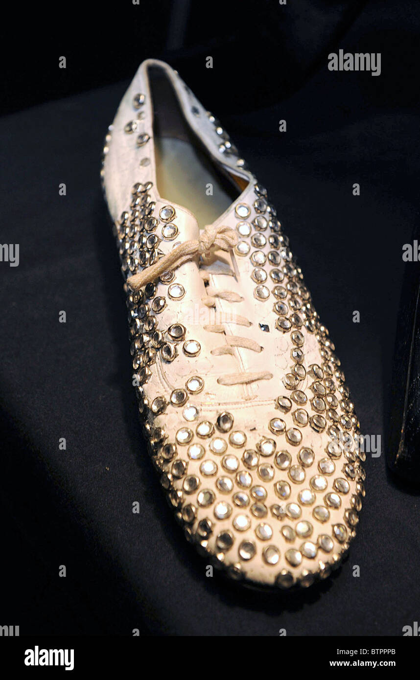 Display of Michael Jackson Memorabilia Stock Photo - Alamy