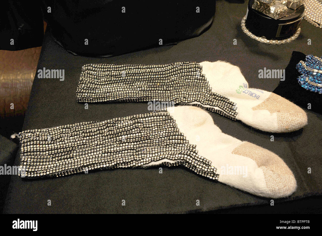 Display of Michael Jackson Memorabilia Stock Photo - Alamy