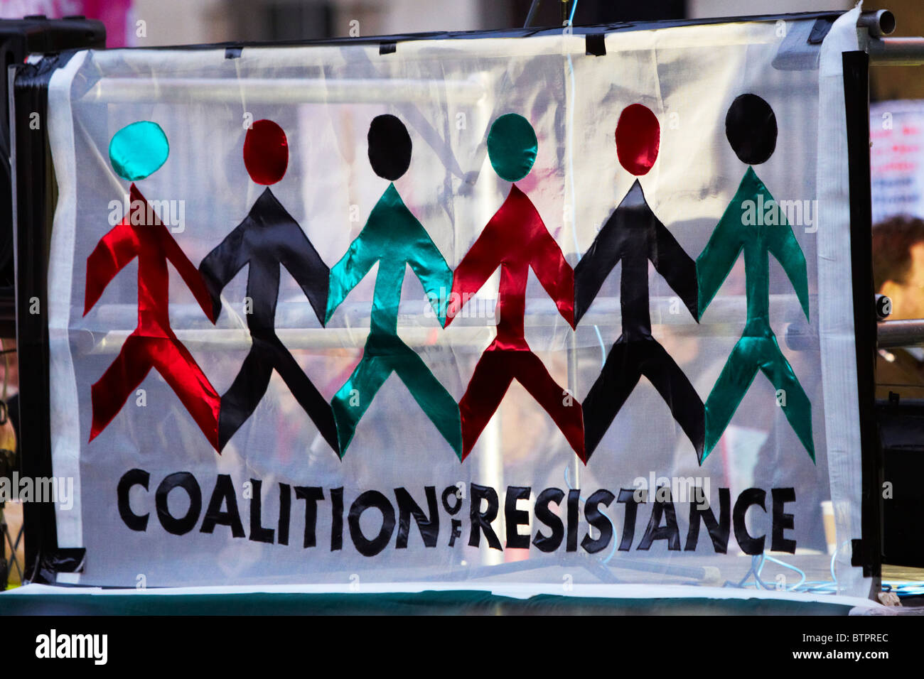 Anti tory government banner hi-res stock photography and images - Alamy