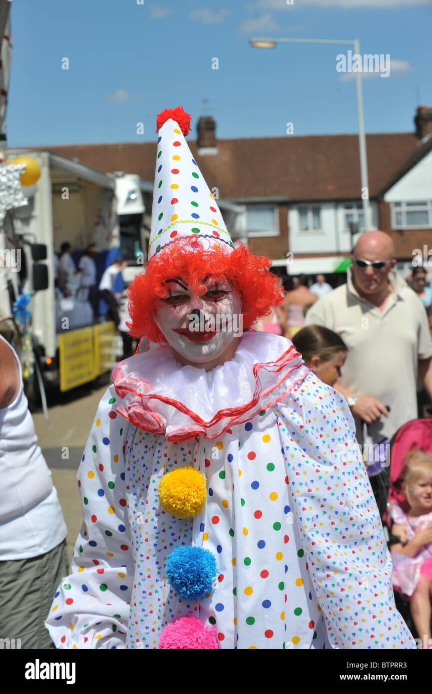 Clown at carnival Stock Photo - Alamy