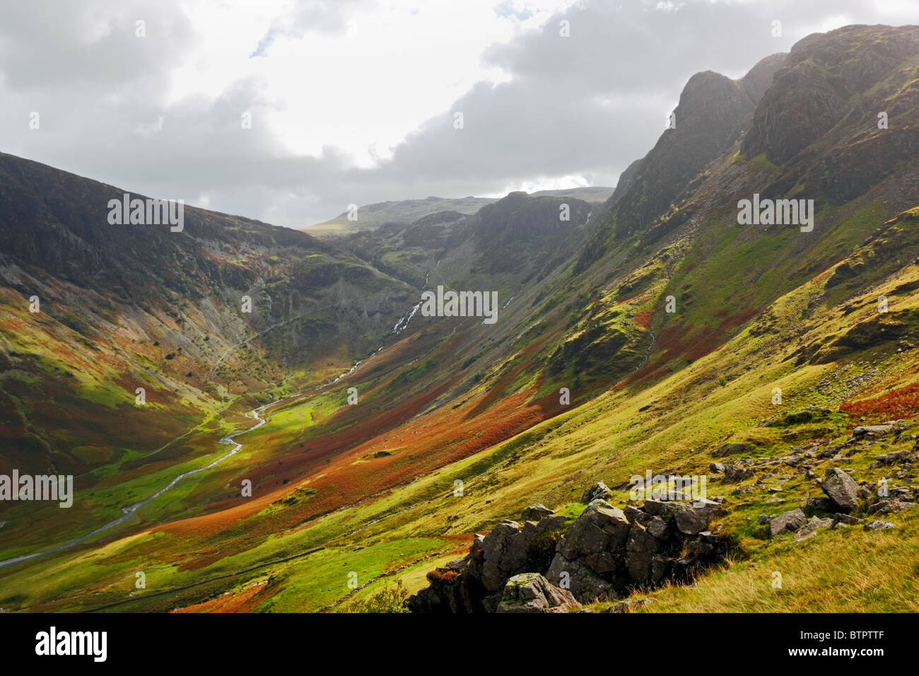Haystacks from Buttermere Fell near Gatesgarth in the Lake District ...