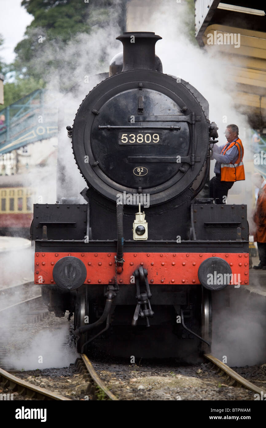 53809 Steam Train at Pickering Train Station North Yorkshire Moors ...