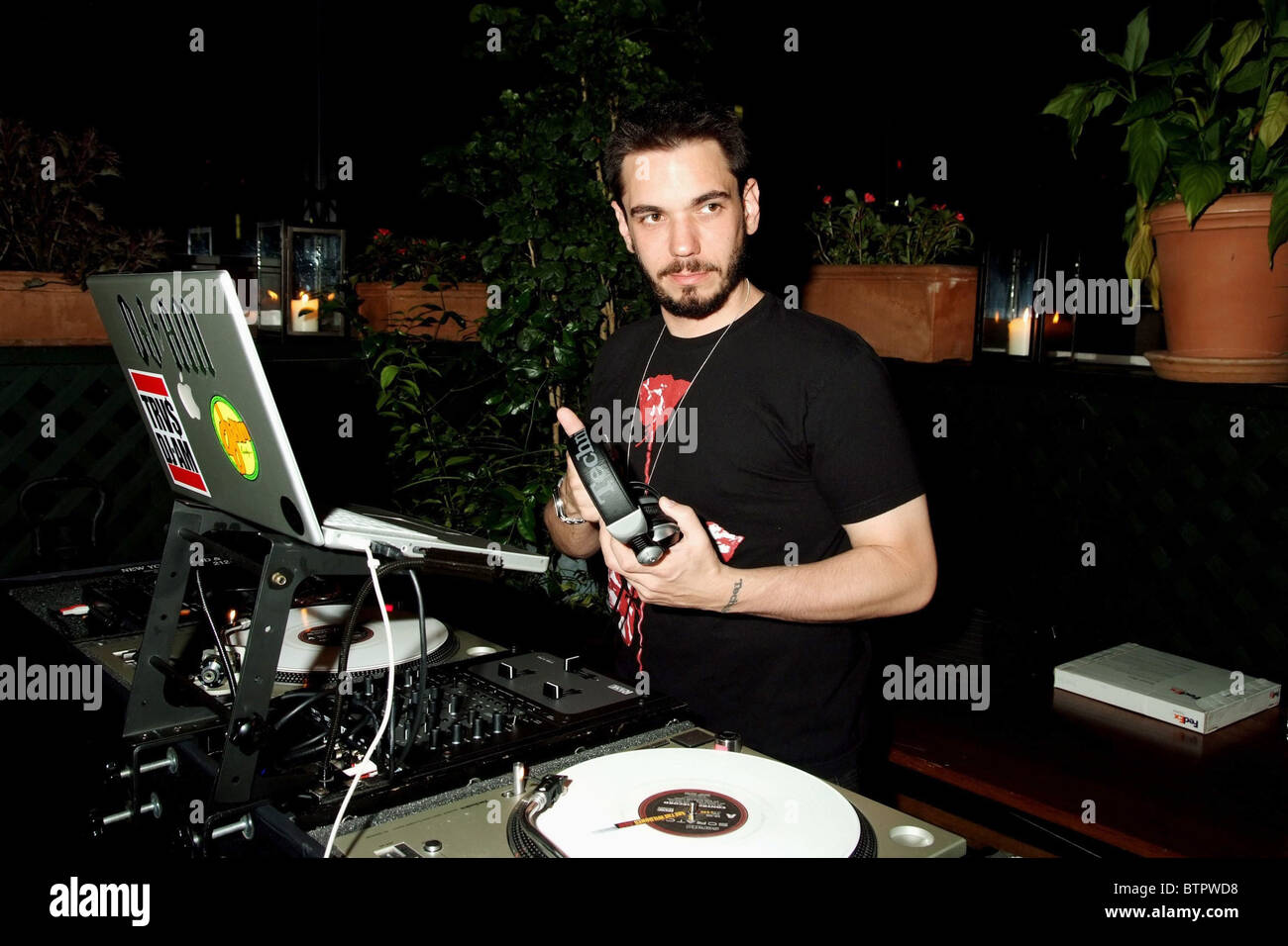 DJ AM Adam Goldstein Retrospective Stock Photo - Alamy