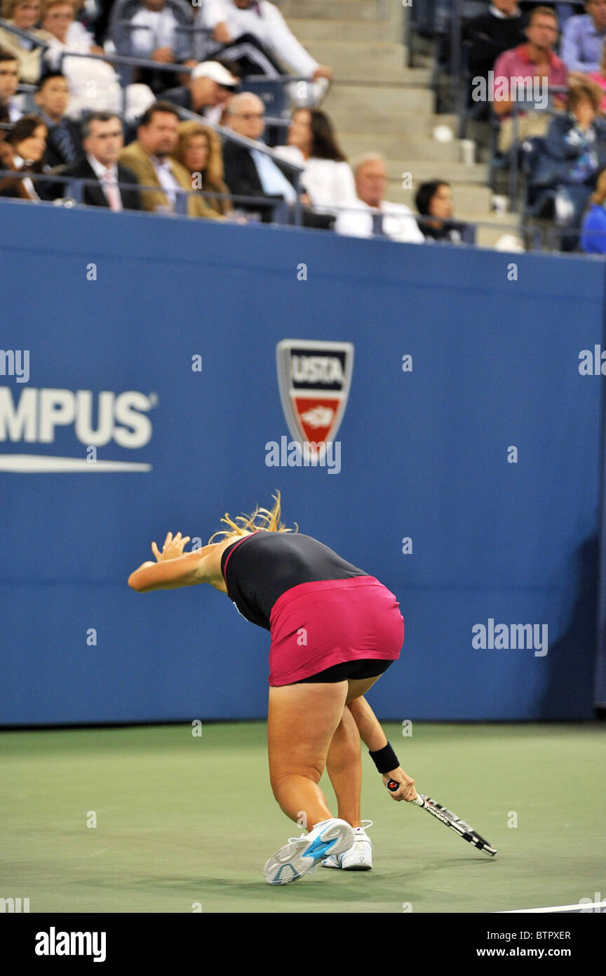 US Open 2009: Venus Williams vs Vera Dushevina Stock Photo - Alamy