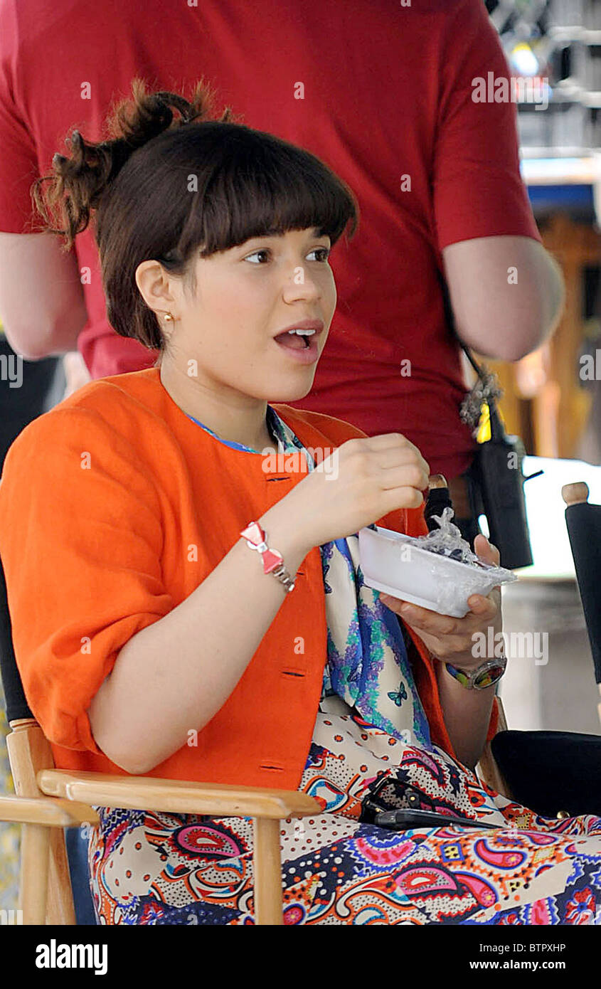 On location for Ugly Betty Stock Photo - Alamy