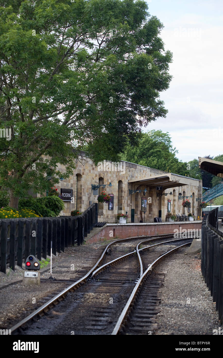 Pickering Train Station North Yorkshire Moors England UK Stock Photo ...