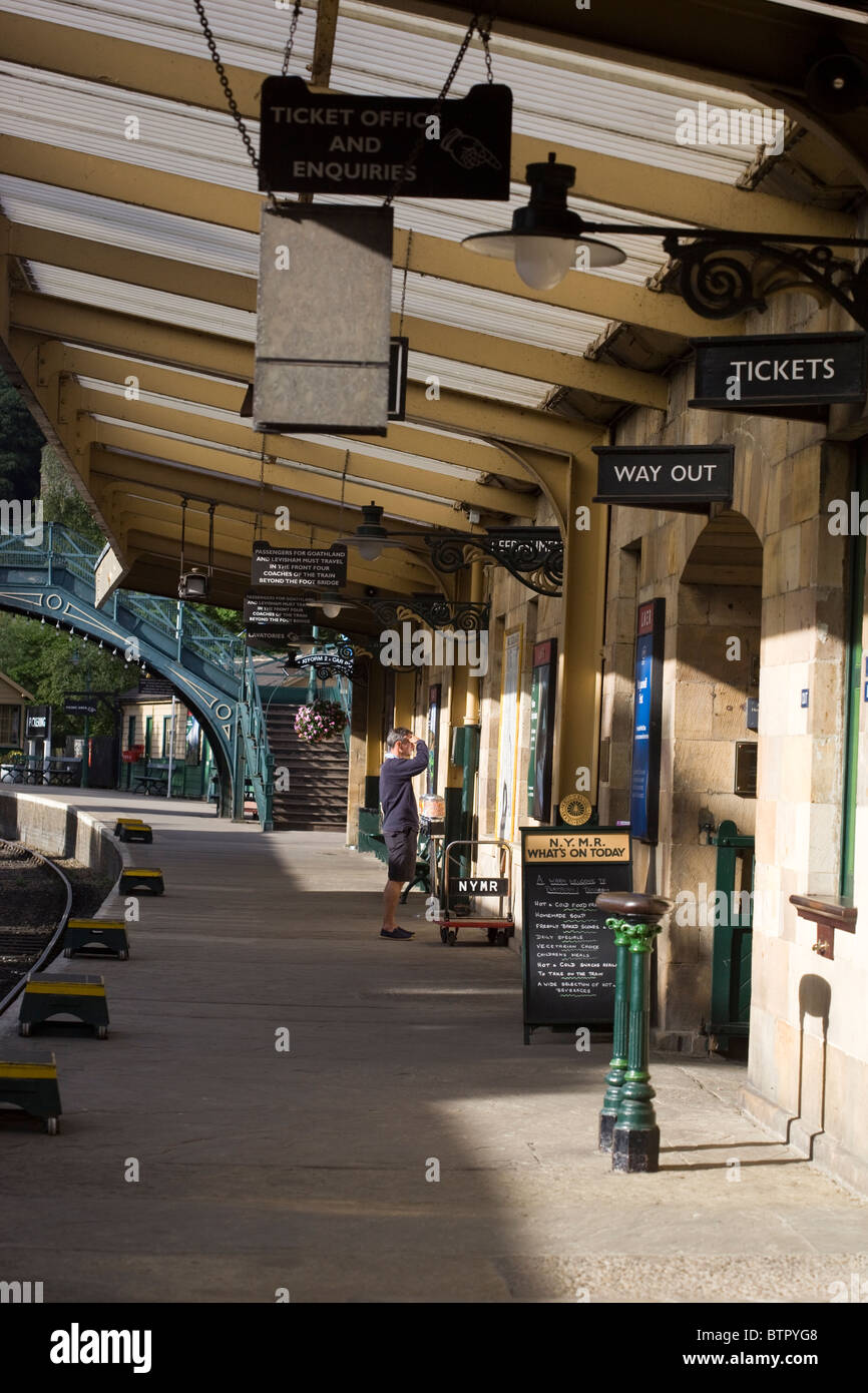 Pickering Train Station North Yorkshire Moors England UK Stock Photo ...