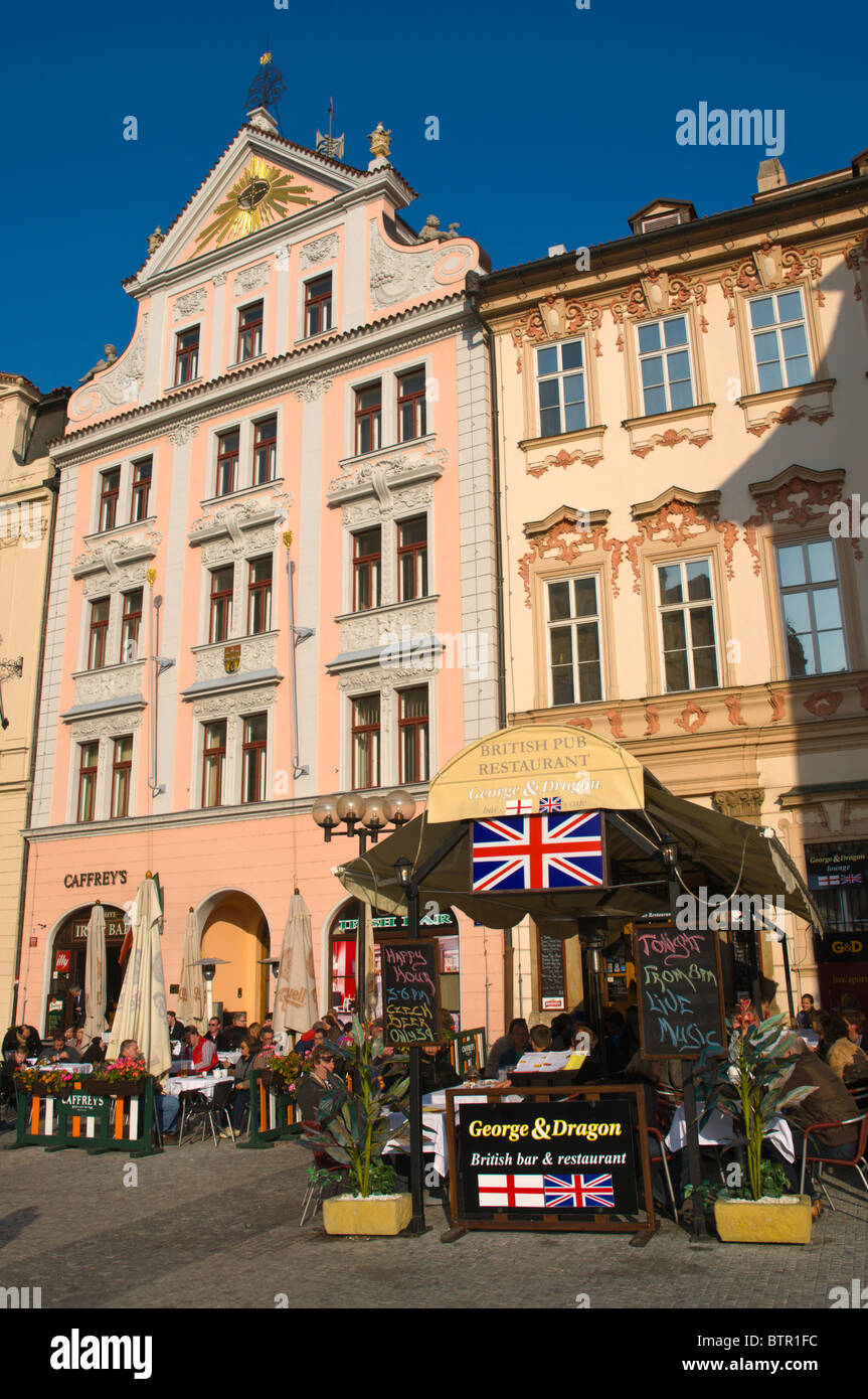 George and Dragon English pub exterior Staromestske namesti the old ...