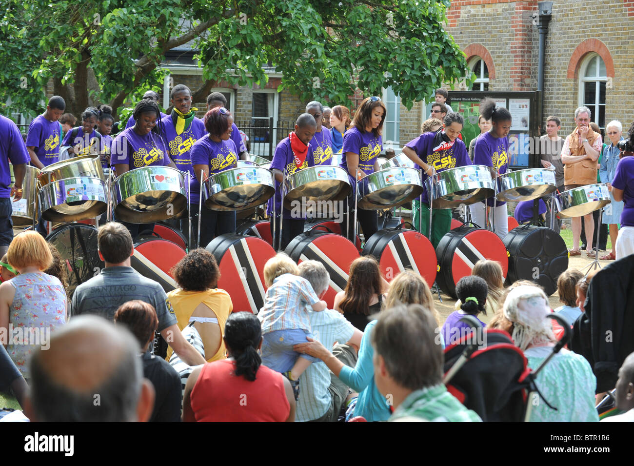 Steel band performing Stock Photo - Alamy