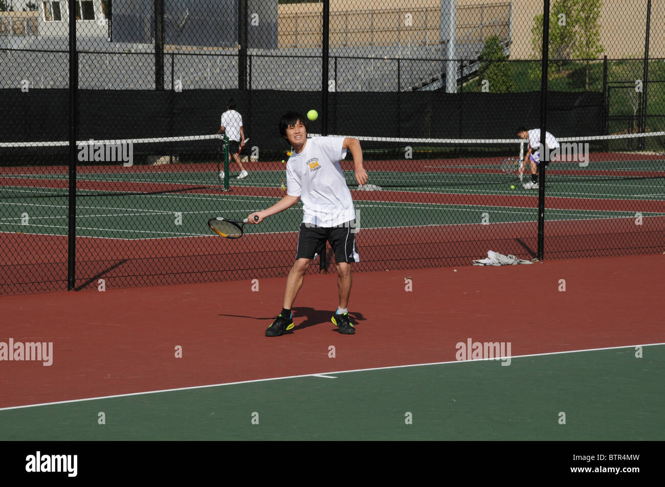 teenage tennis player Stock Photo - Alamy
