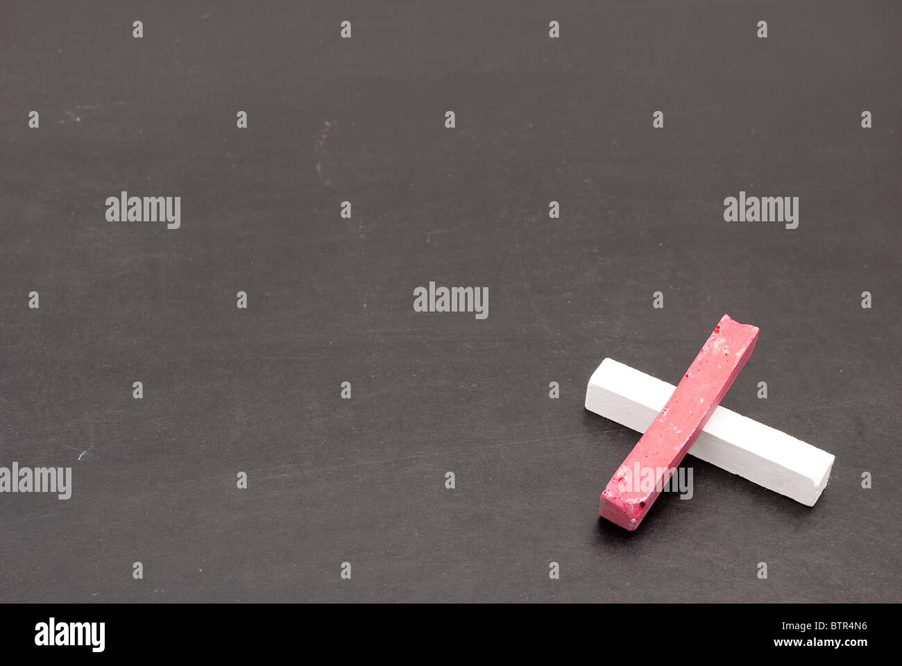 School board with chalk Stock Photo - Alamy