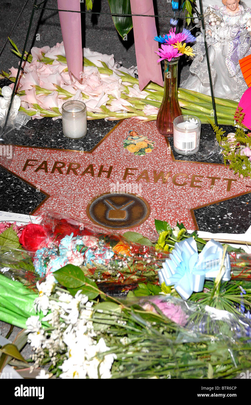 Farrah fawcett memorial hi-res stock photography and images - Alamy