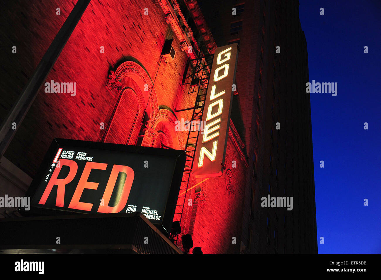 RED Opening Night on Broadway Stock Photo - Alamy