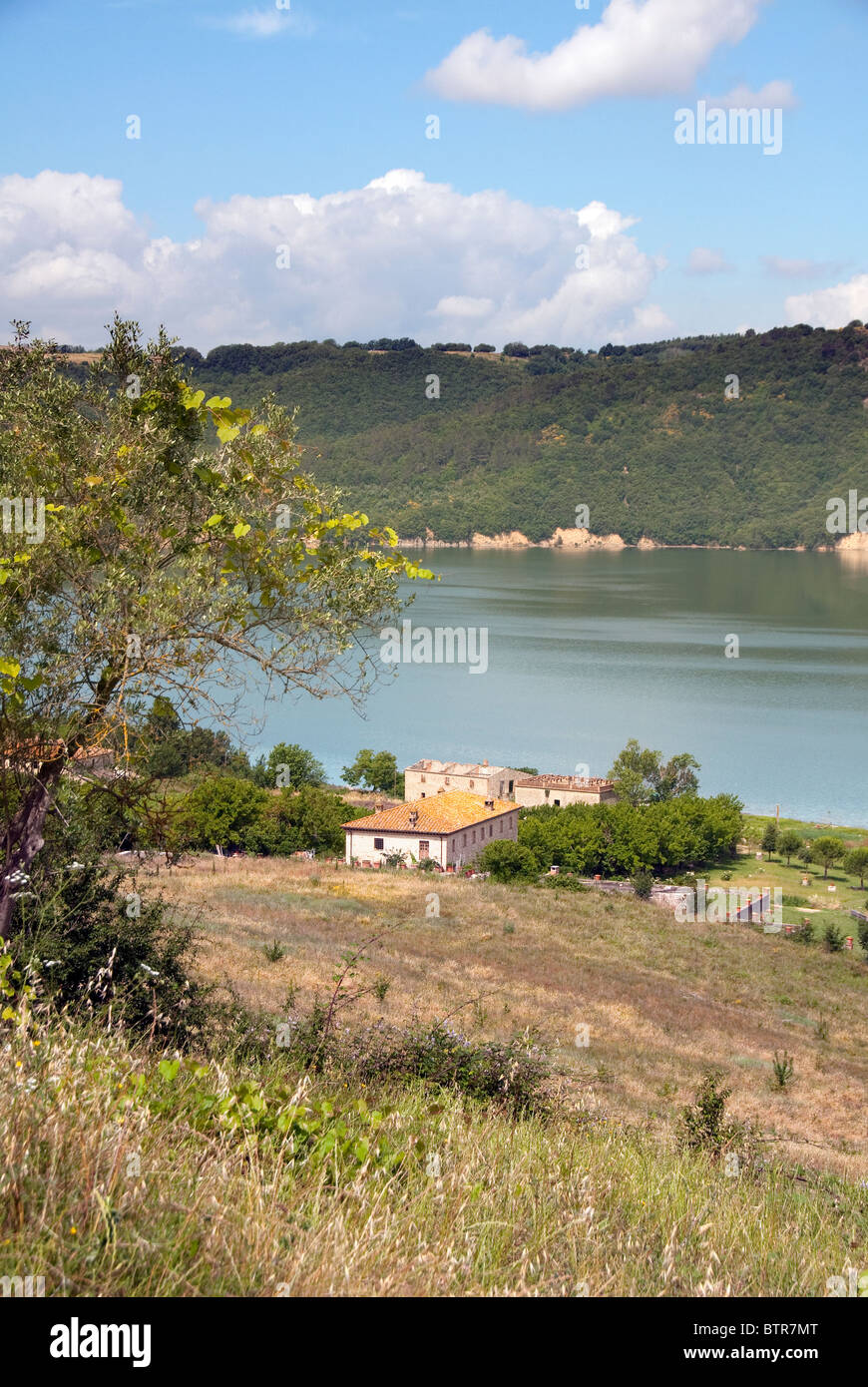 Largo Corbara the man made lake of the Tiber near Todi Umbria Stock ...
