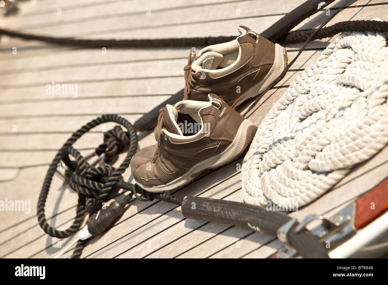 Deck yacht shoes hi-res stock photography and images - Alamy