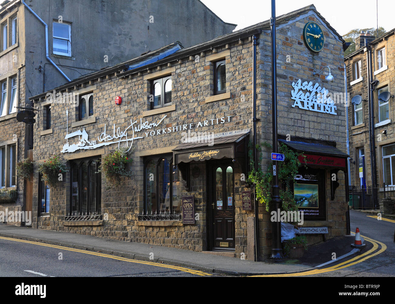 Ashley Jackson's art studio, Holmfirth, West Yorkshire, England, UK ...