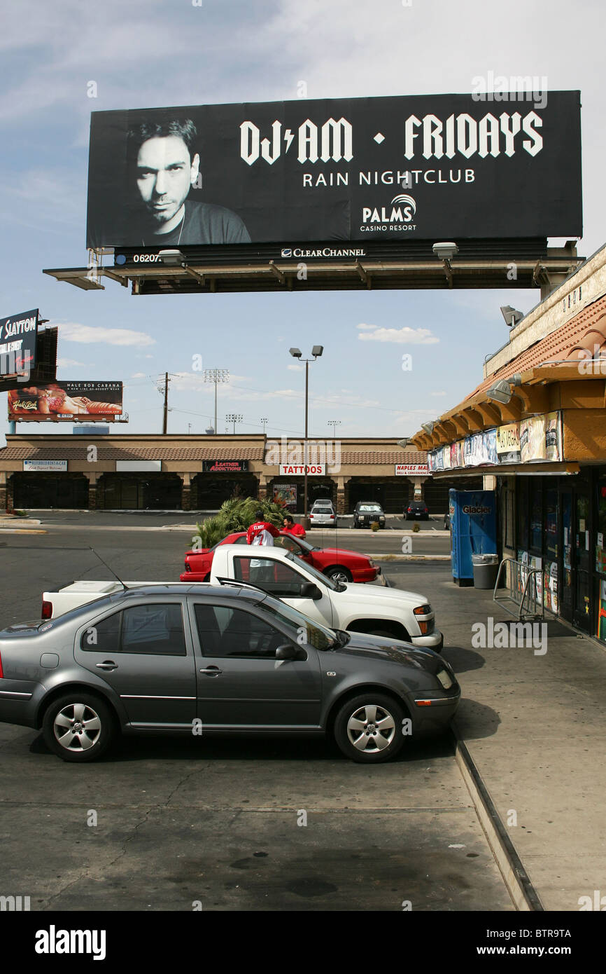 Billboard of DJ AM Adam Goldstein Stock Photo - Alamy