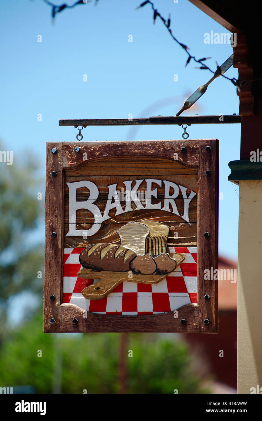 Old bakery sign hi-res stock photography and images - Alamy