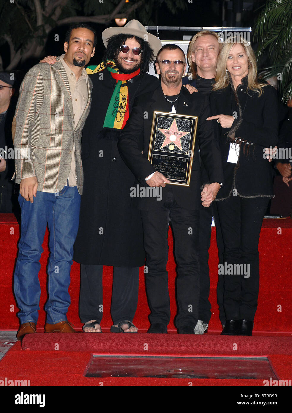 Star on the Hollywood Walk of Fame Ceremony for Ringo Starr Stock Photo ...