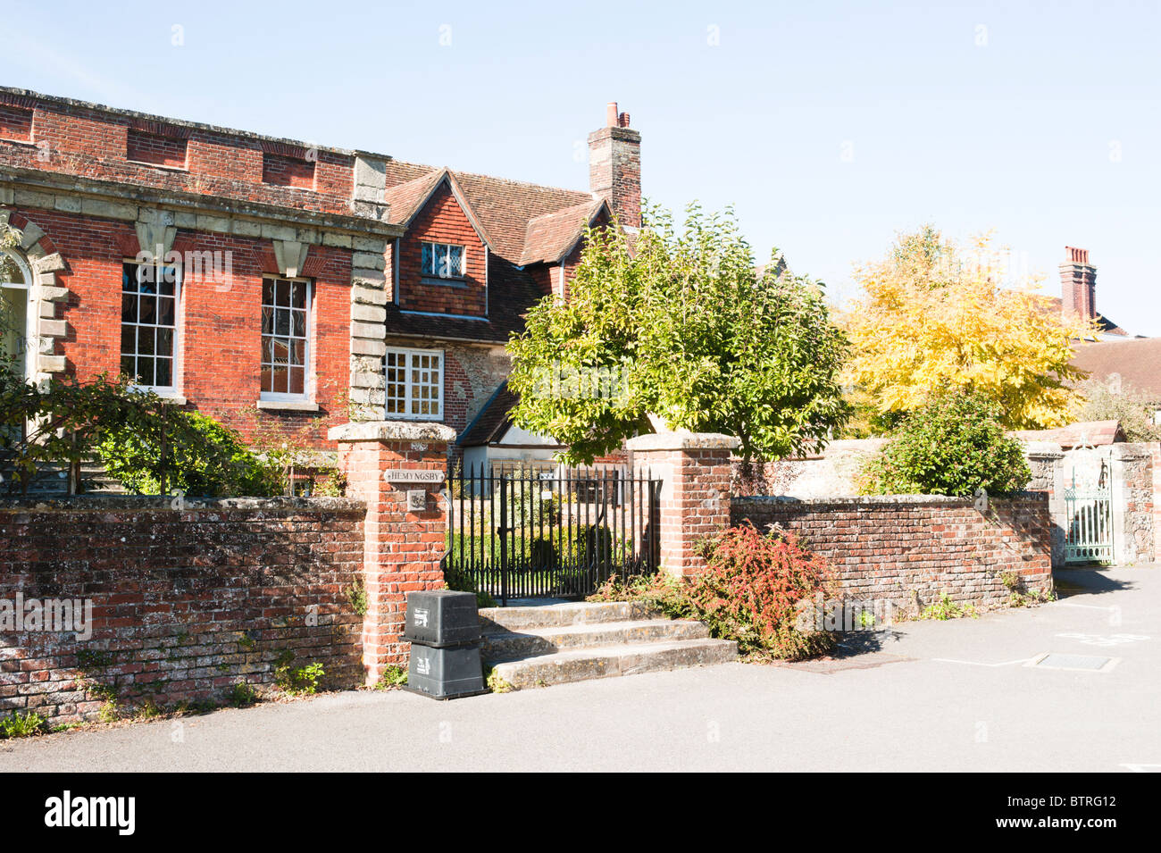 Cathedral Close in Salisbury Stock Photo - Alamy