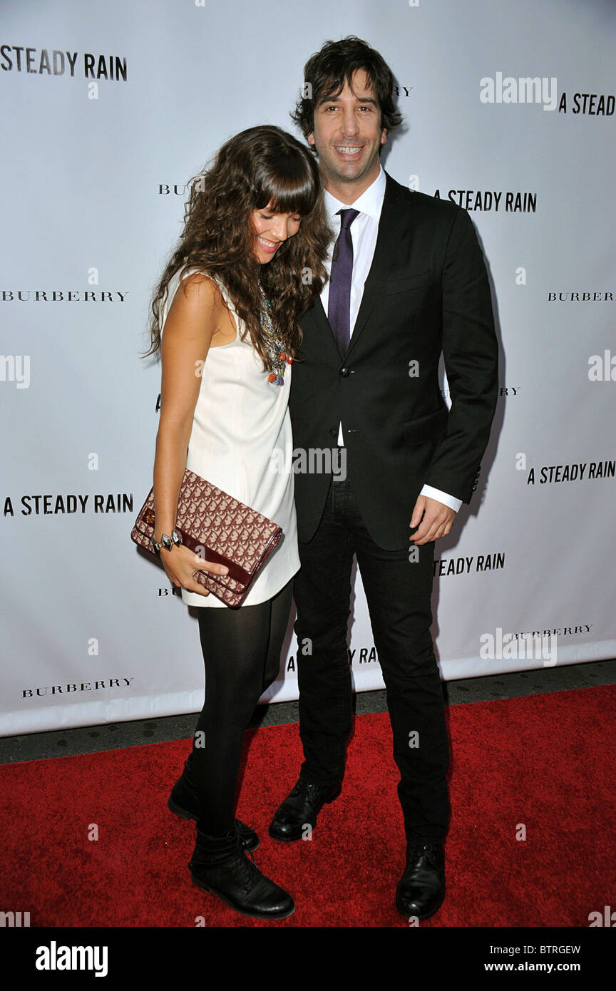 A STEADY RAIN Opening Night Stock Photo - Alamy