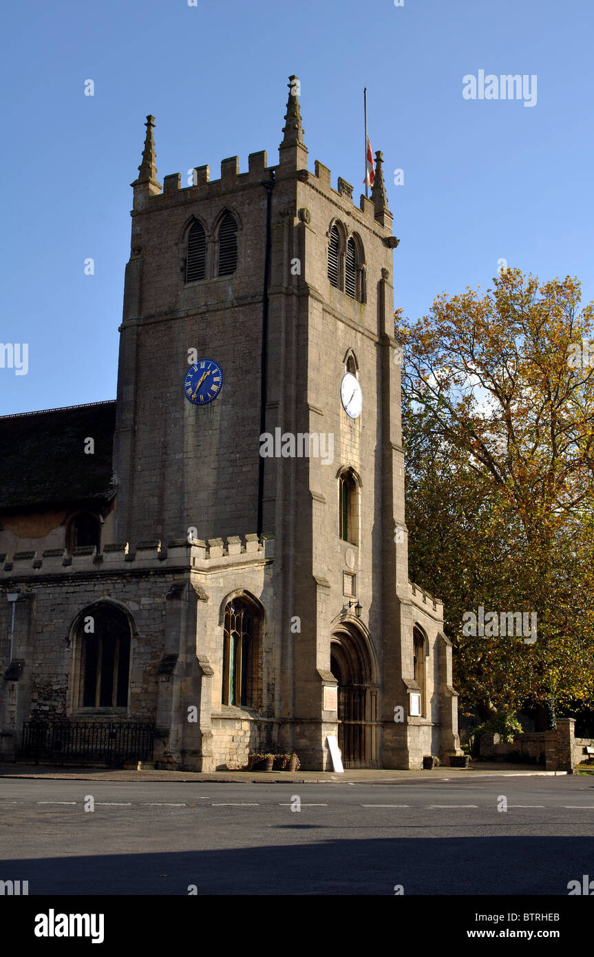 St. Thomas a Becket Church, Ramsey, Cambridgeshire, England, UK Stock ...
