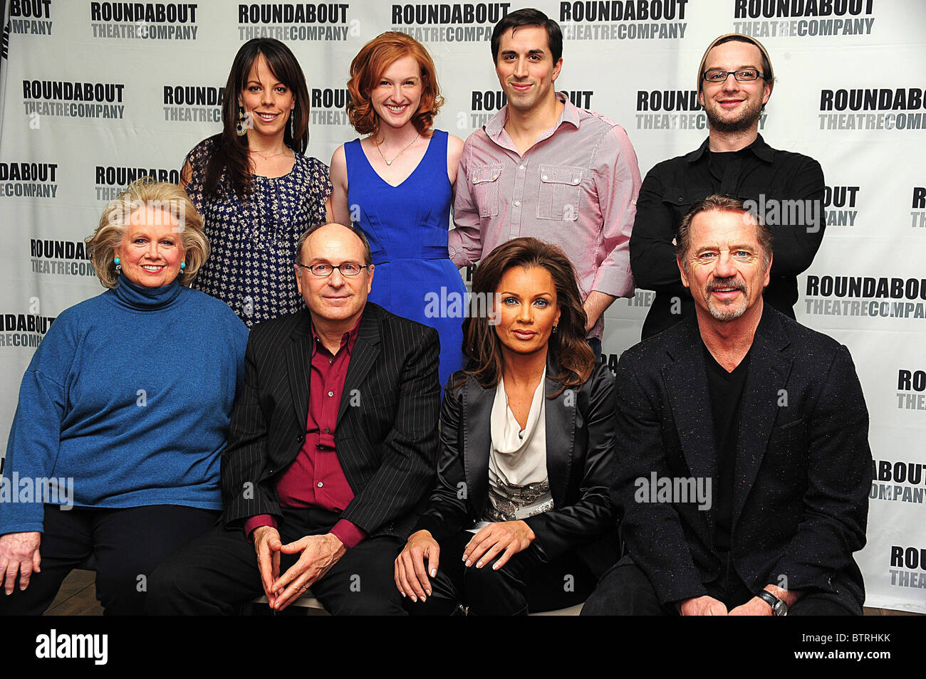 SONDHEIM ON SONDHEIM Cast Photo Op Stock Photo - Alamy