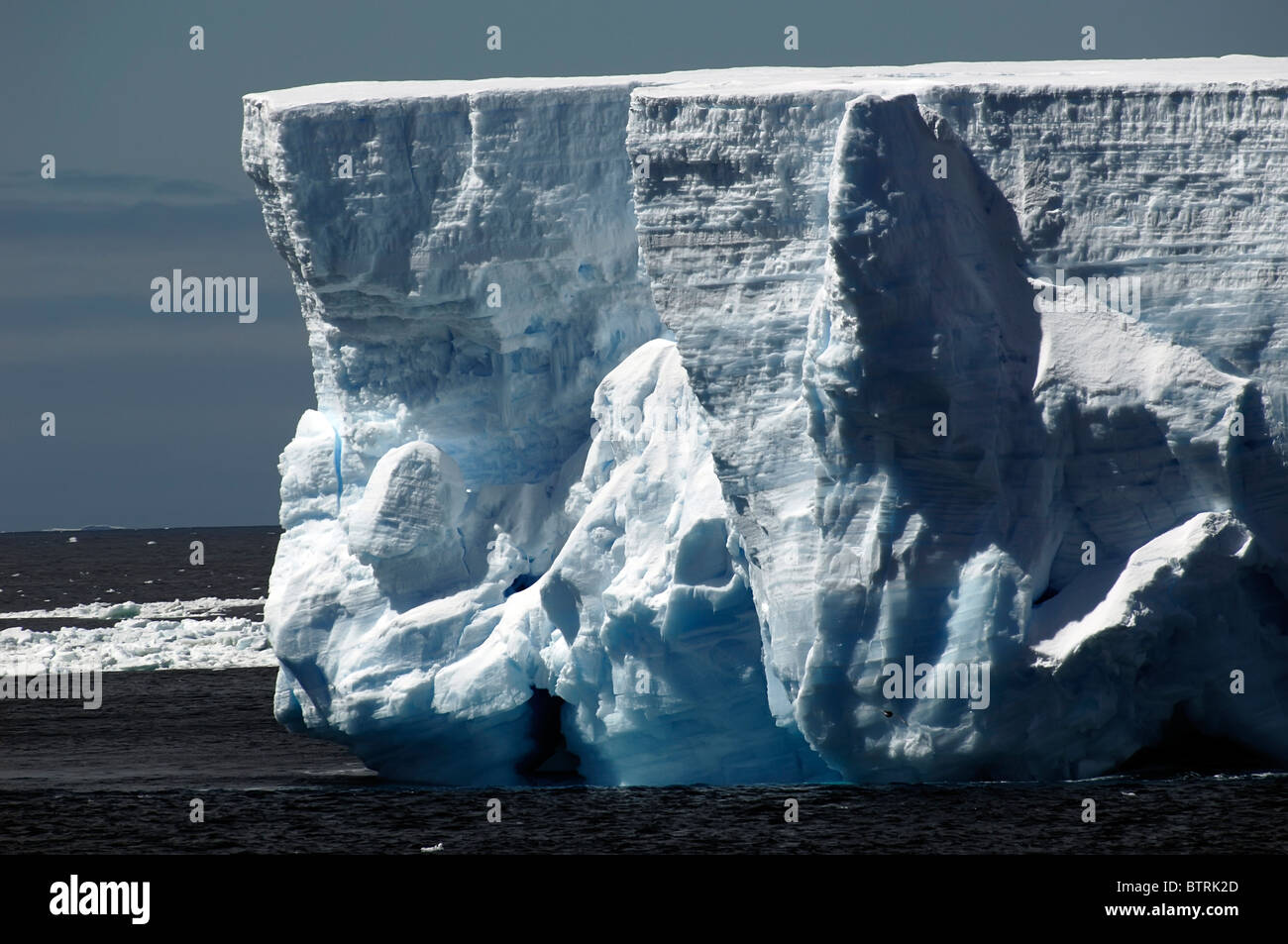 Iceberg walls in Antarctica Stock Photo - Alamy
