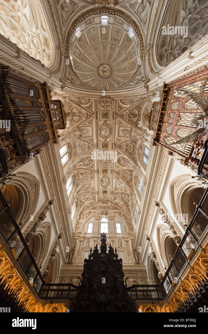 View of cathedral nave ceiling Stock Photo - Alamy