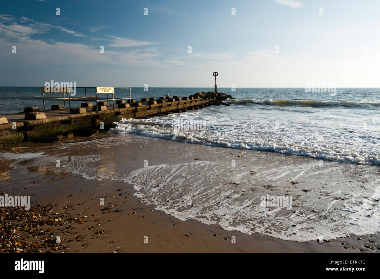 Groyne on Bournemouth beach, Dorset, United Kingdom Stock Photo - Alamy