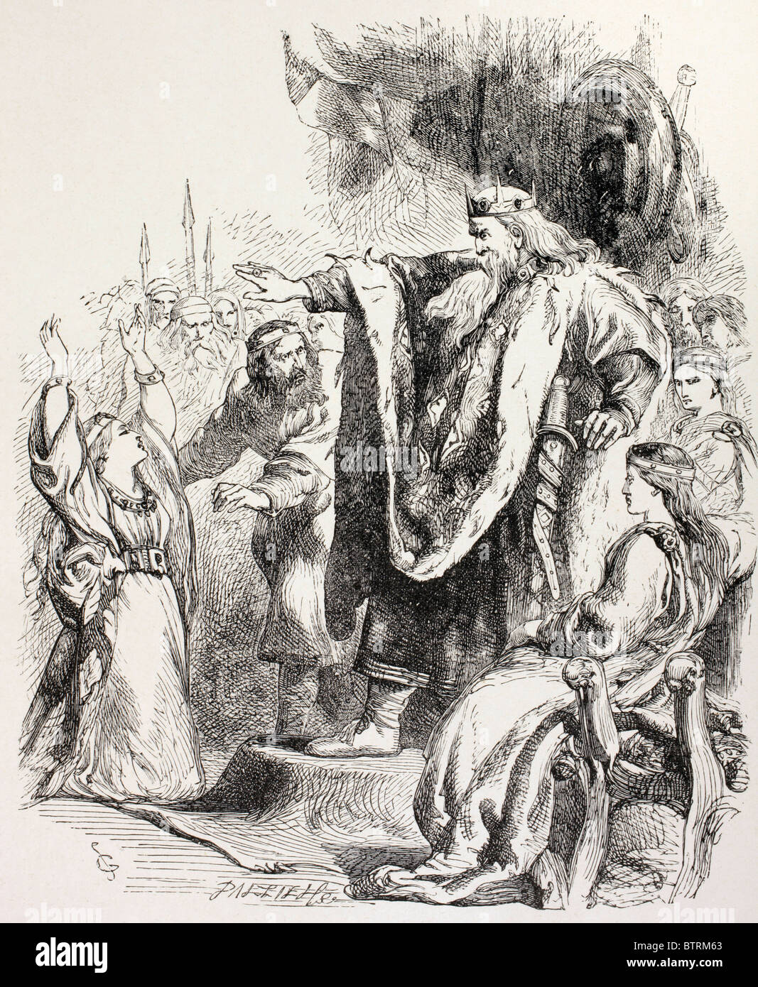 From King Lear By William Shakespeare Lear Believes Cordelia Does Not Love Him And Banishes Her