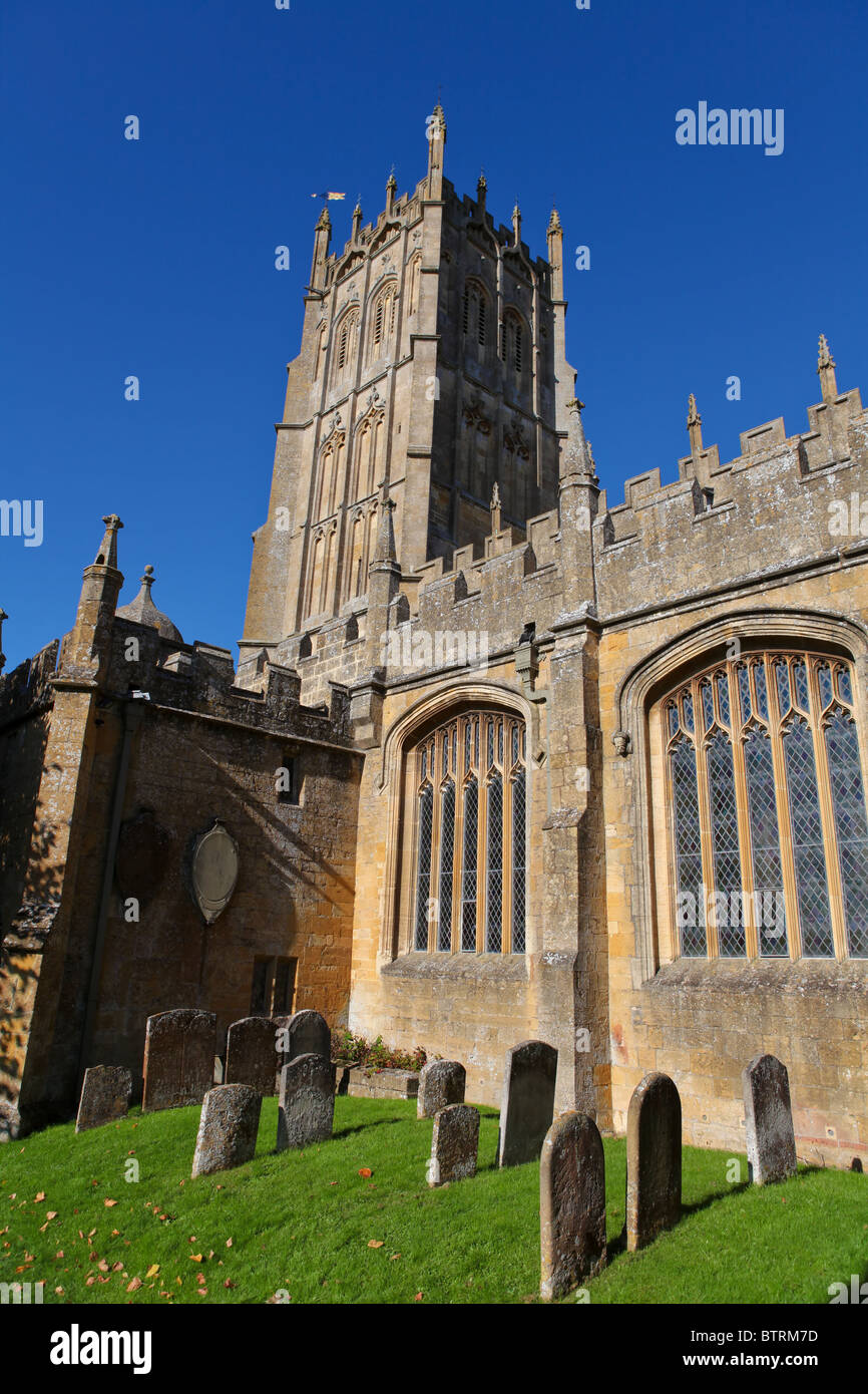 Wool church of St. James in Chipping Campden, Cotswold region ...