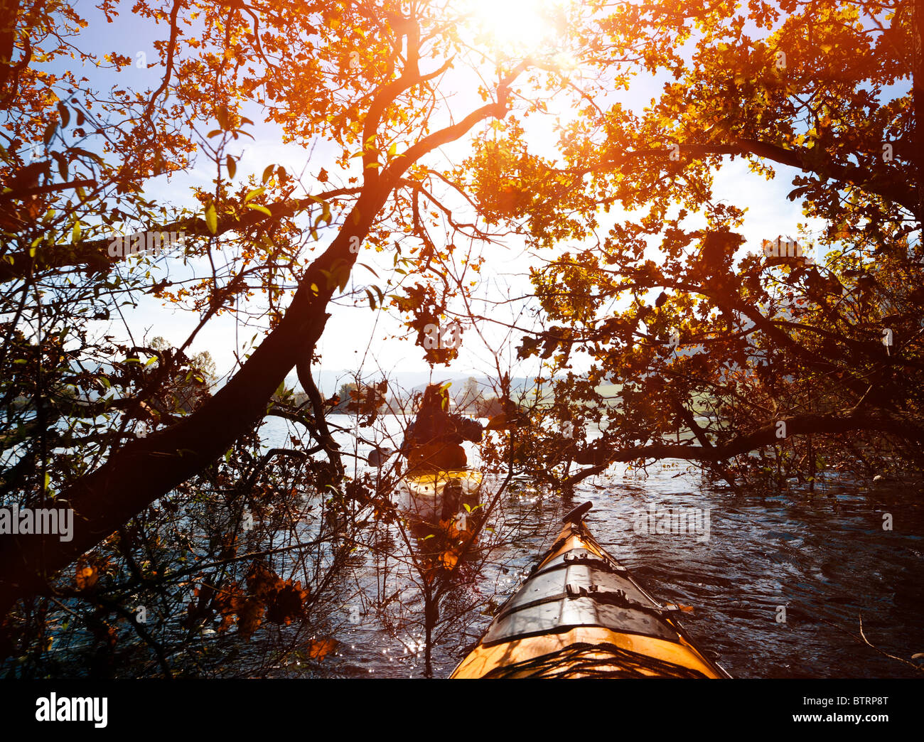 Golden kayaking hi-res stock photography and images - Alamy
